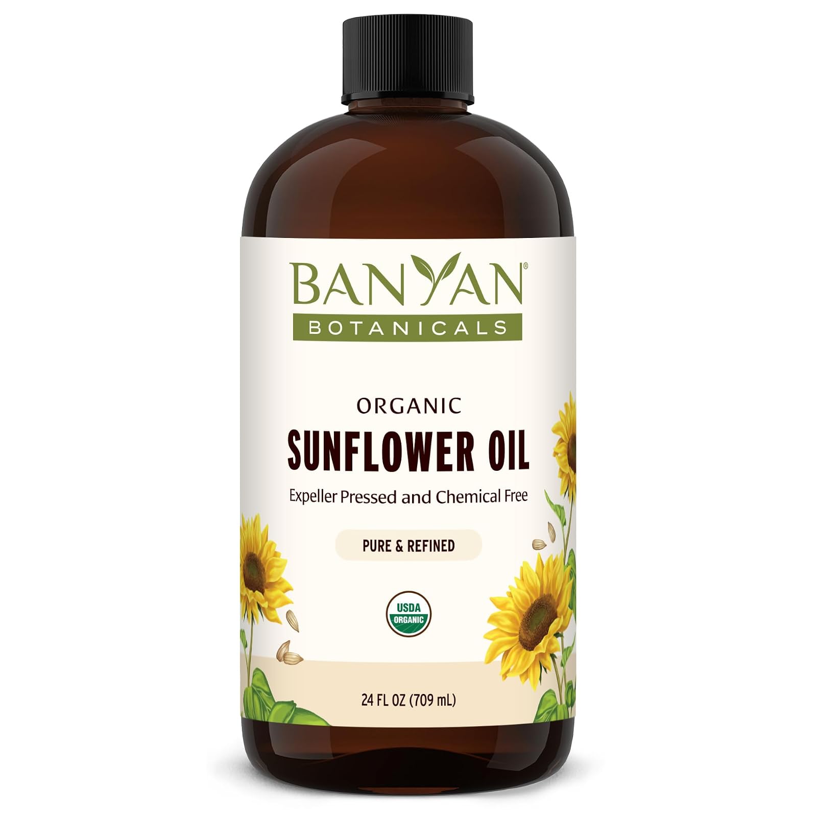 pure organic sunflower oil for cooking