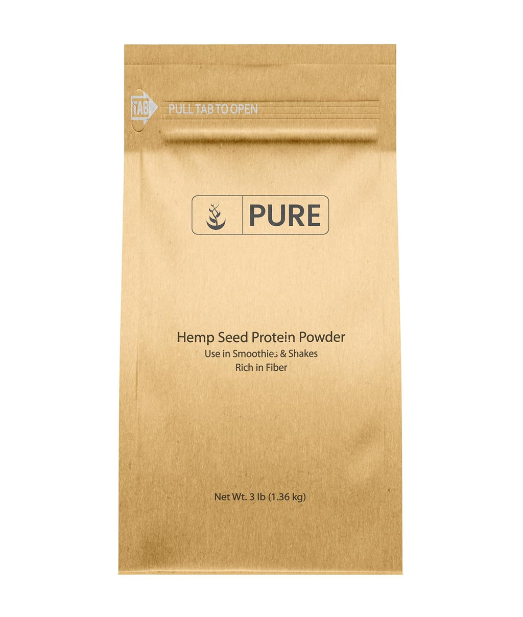 Pure Original hemp seed protein powder for smoothies