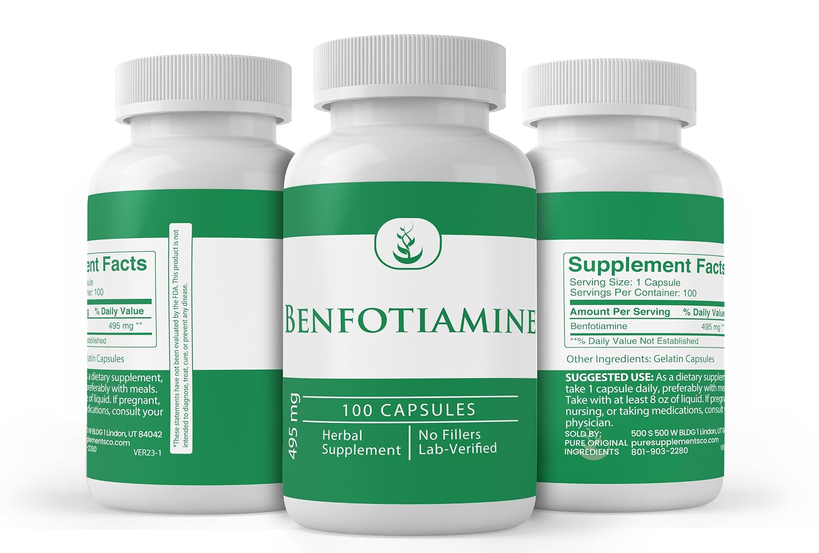 PURE ORIGINAL INGREDIENTS benfotiamine benefits