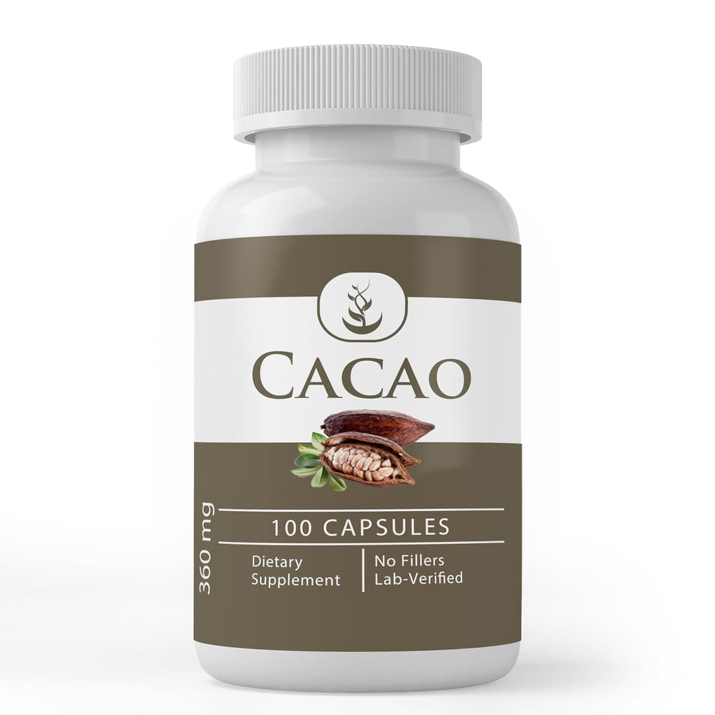 Pure Original Ingredients cacao capsules for energy