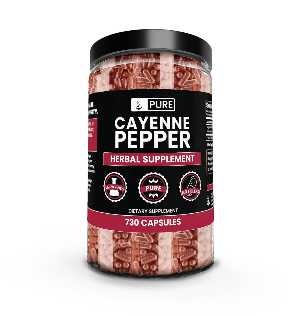 PURE ORIGINAL INGREDIENTS cayenne pepper capsules