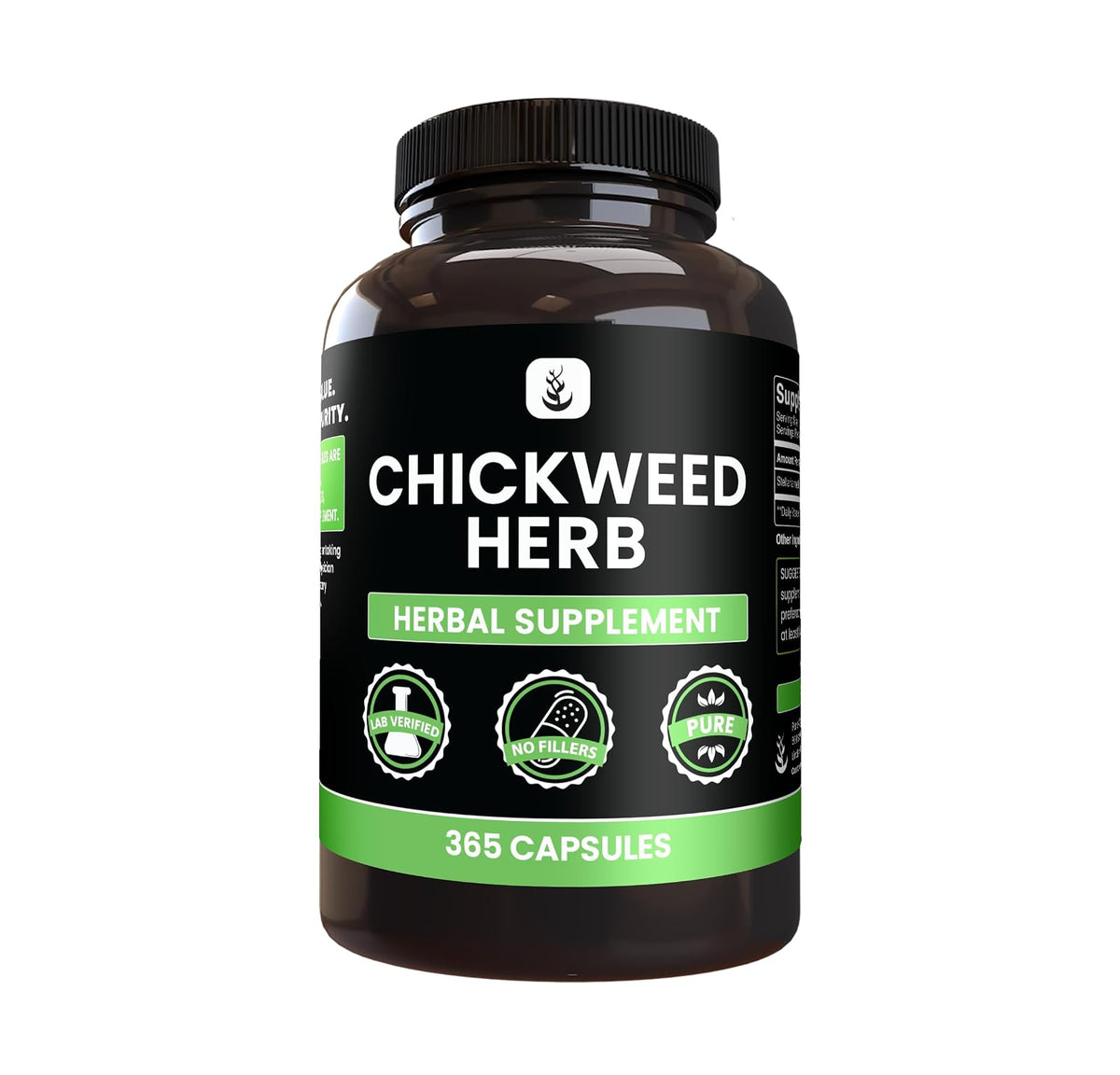 PURE ORIGINAL INGREDIENTS chickweed herb capsules