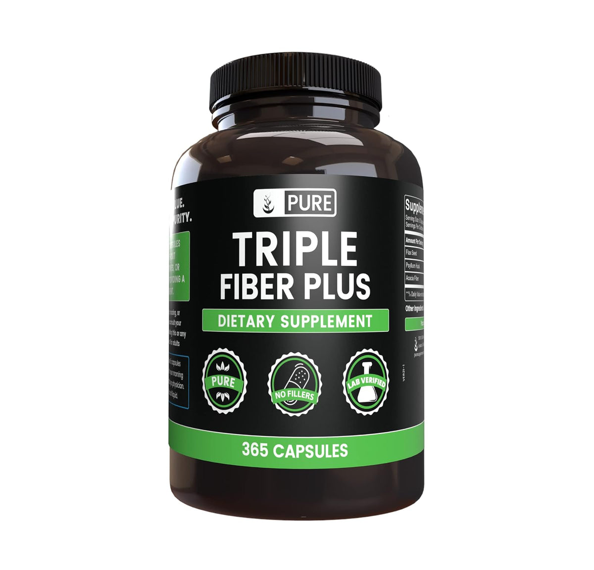pure original ingredients fiber capsules