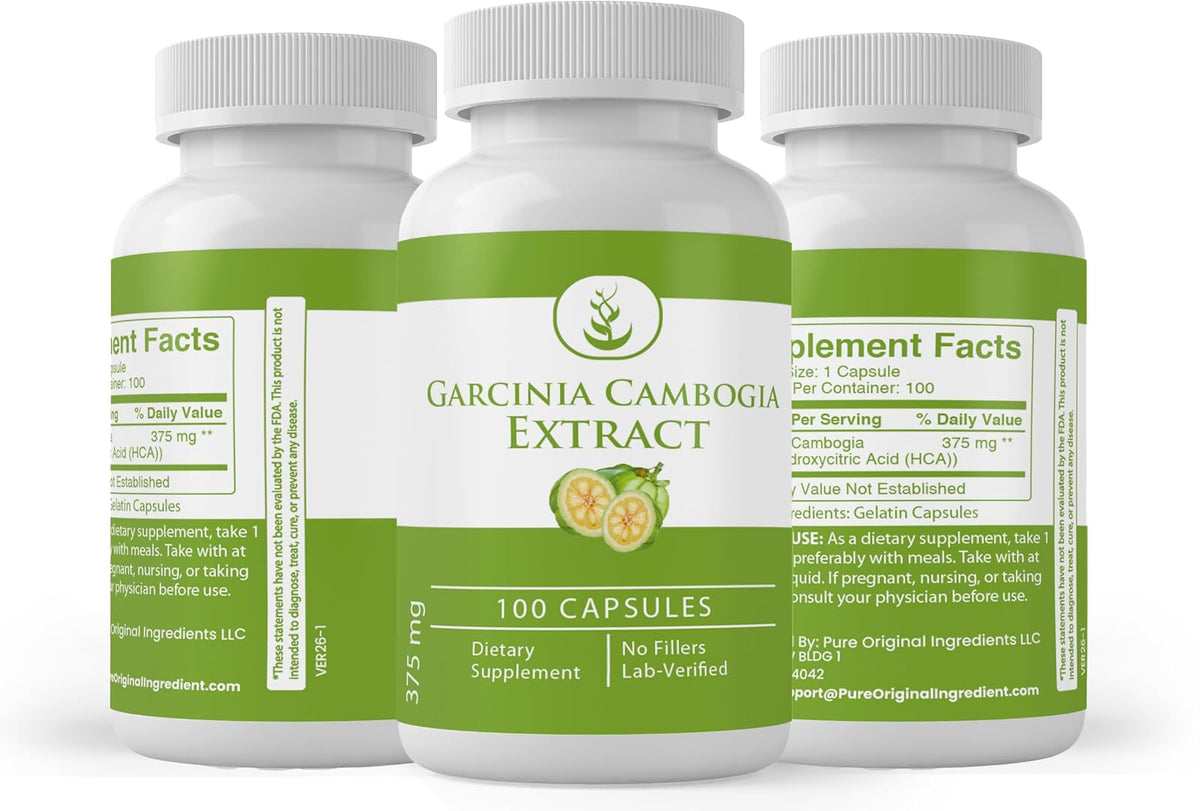 Pure Original Ingredients Garcinia Cambogia capsules