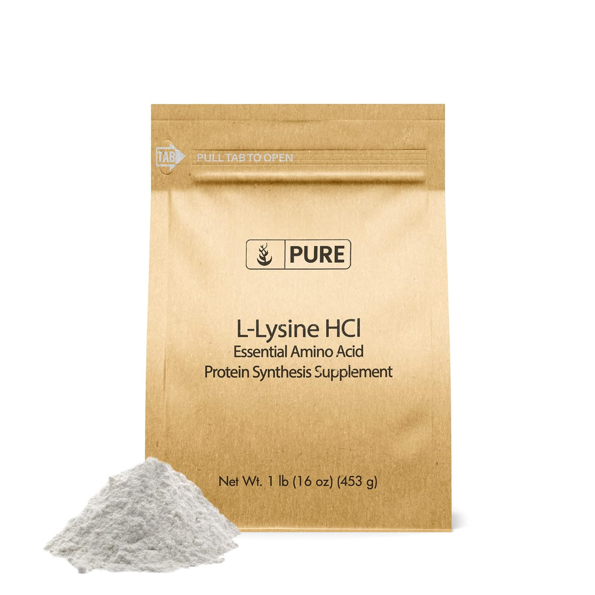 pure original ingredients l-lysine powder