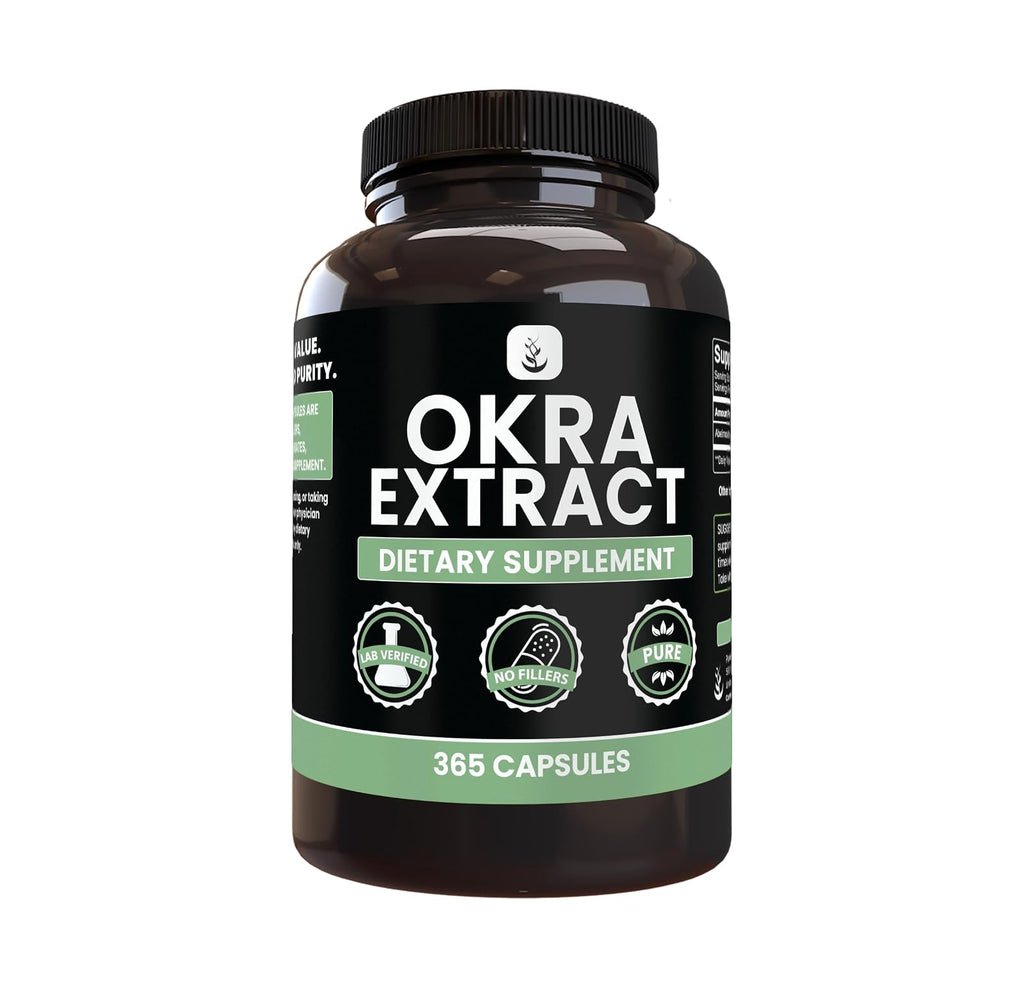 PURE ORIGINAL INGREDIENTS Okra Extract capsules