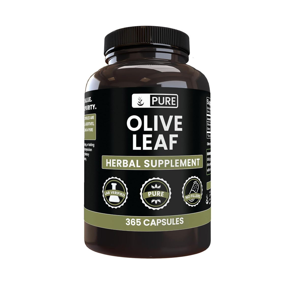 Pure Original Ingredients olive leaf capsules for wellness