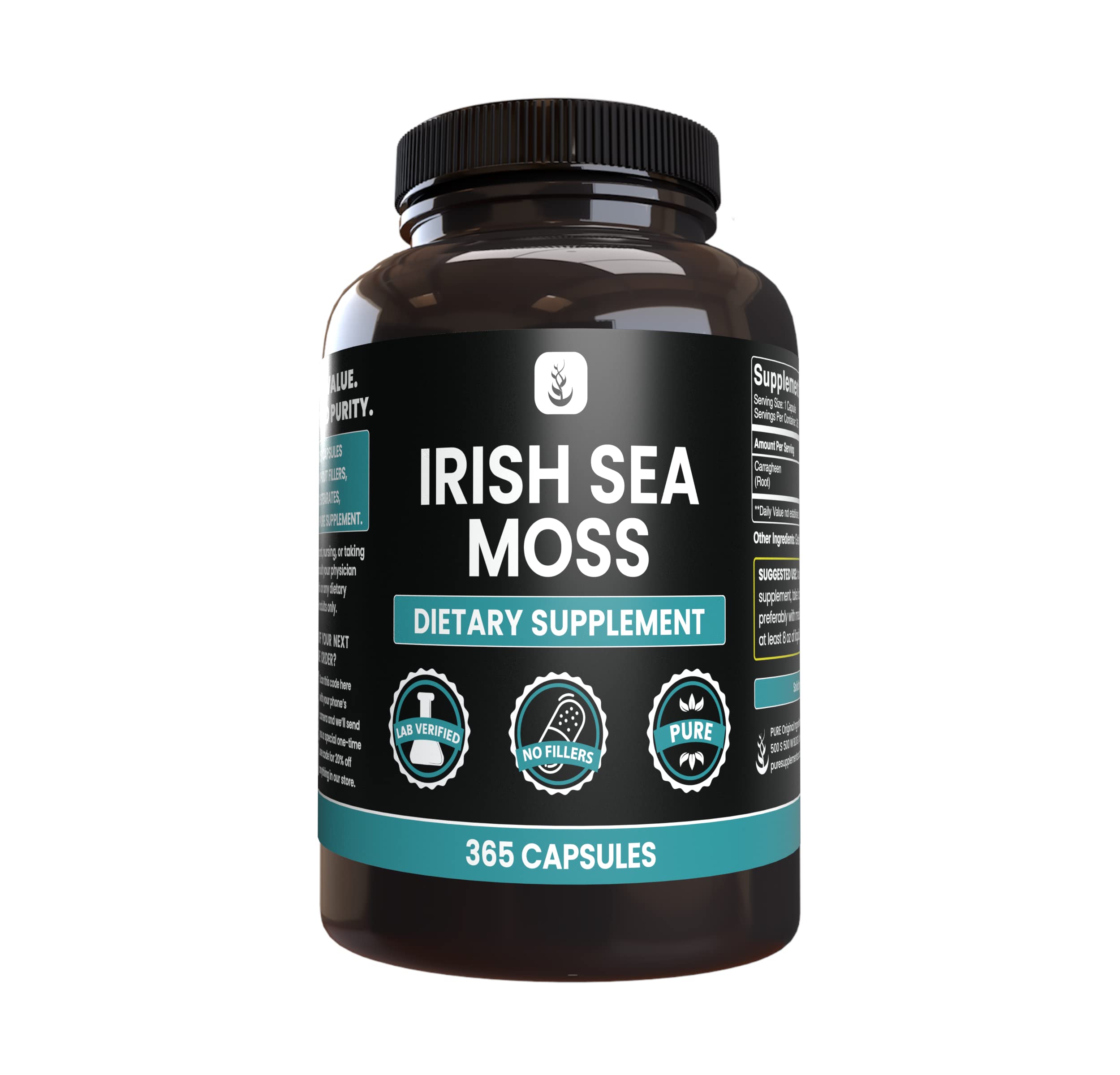 pure original ingredients sea moss capsules