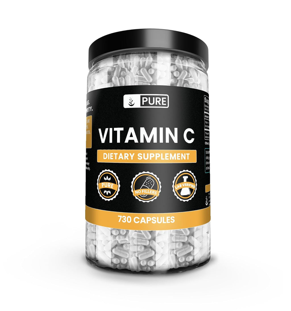 pure original vitamin c powder capsules