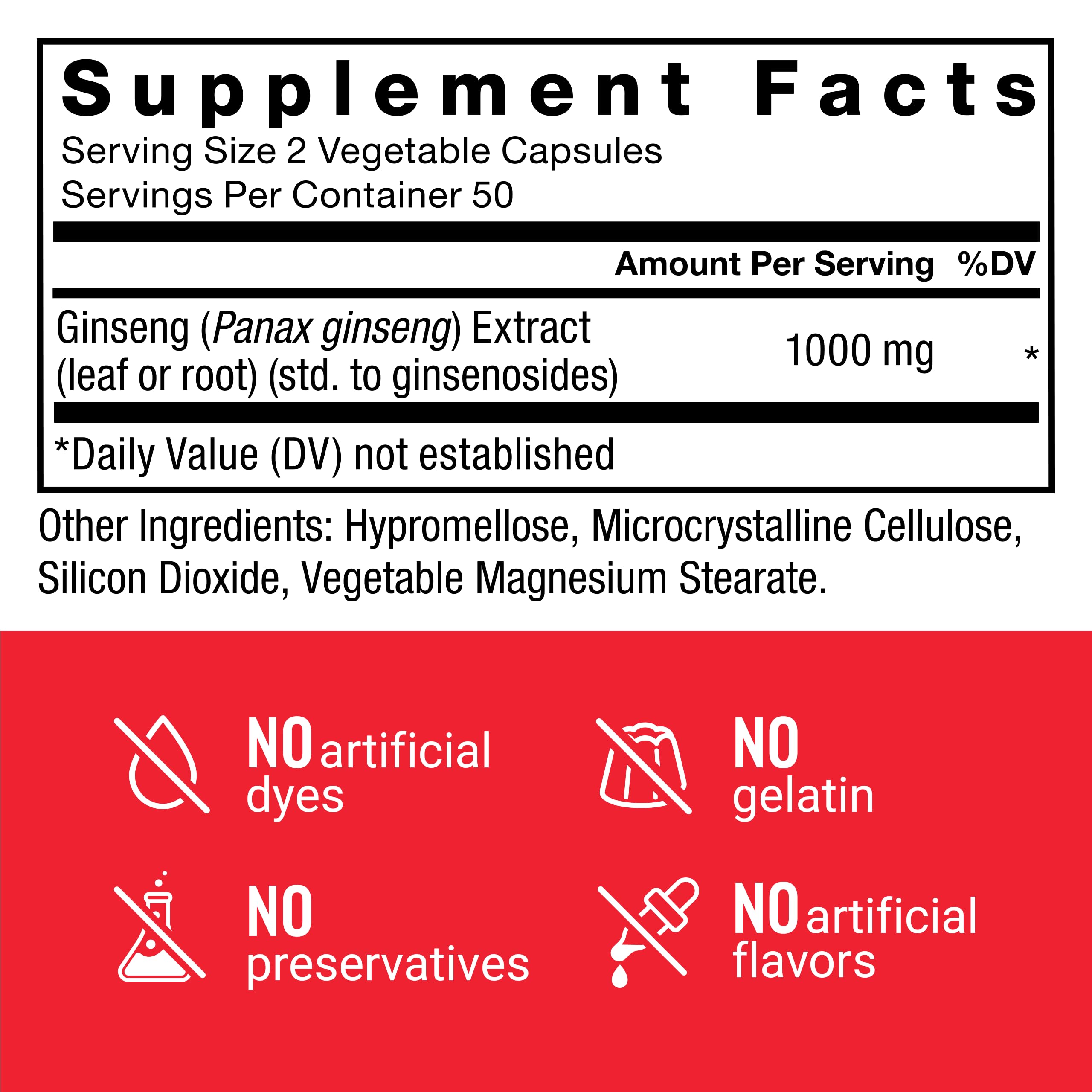pure panax ginseng root extract