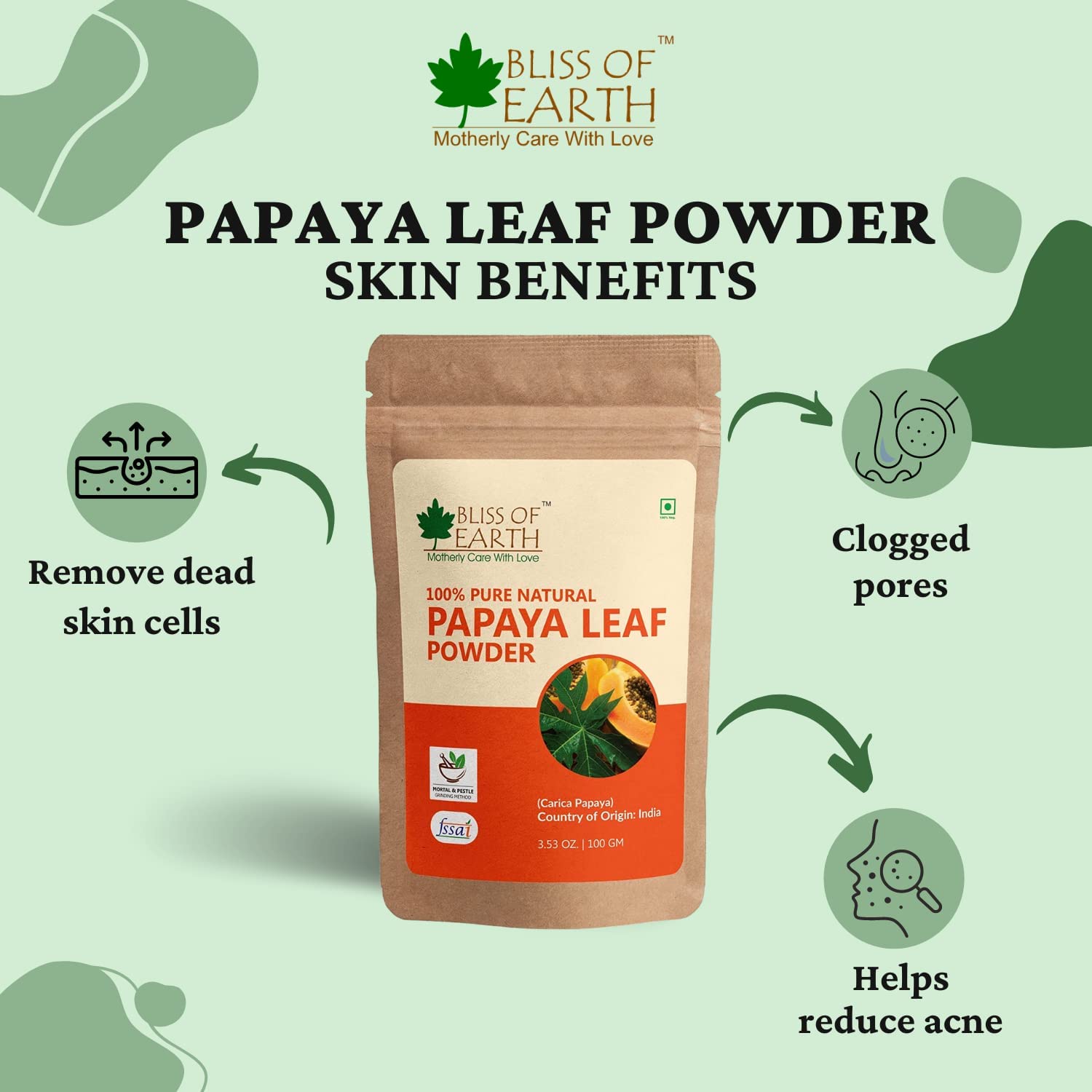 pure papaya leaf for wellness