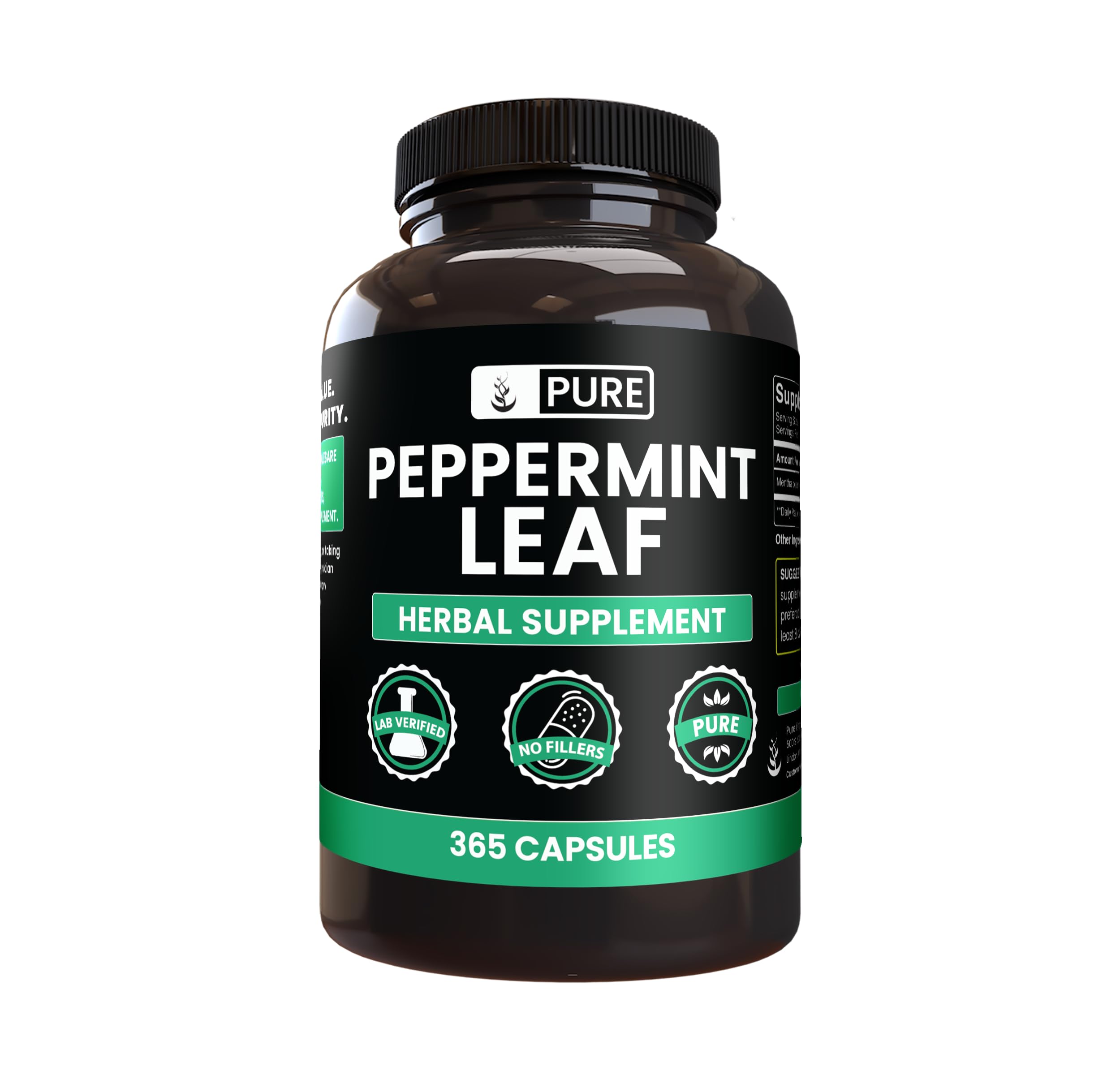 pure peppermint leaf capsules