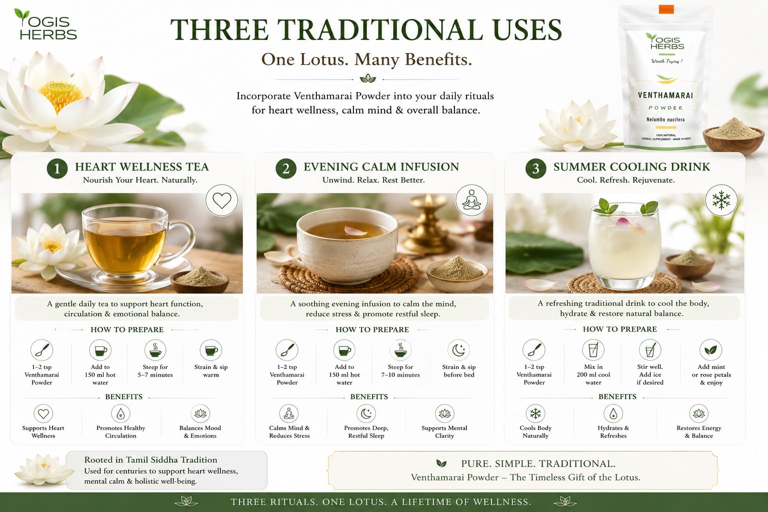 pure petal powder for vitality