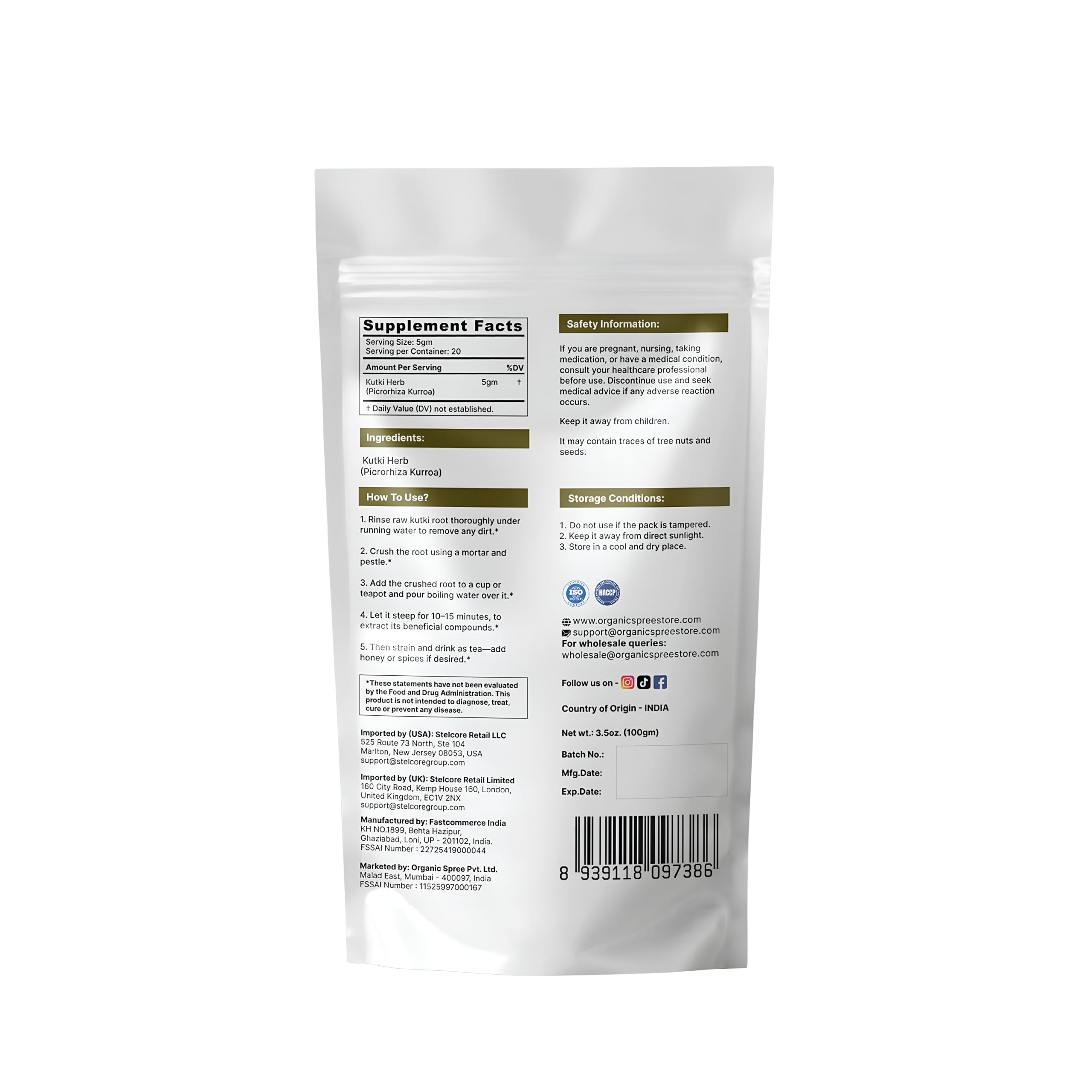 pure picrorhiza kurroa extract
