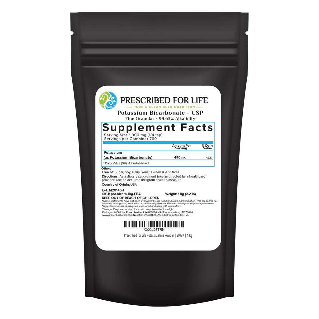 pure potassium bicarbonate powder for baking