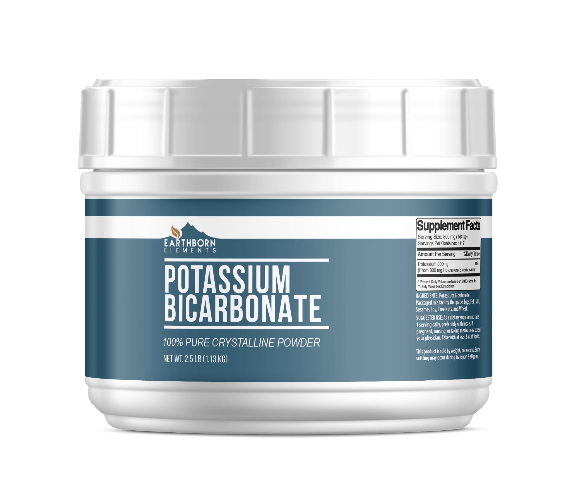 pure potassium bicarbonate supplement