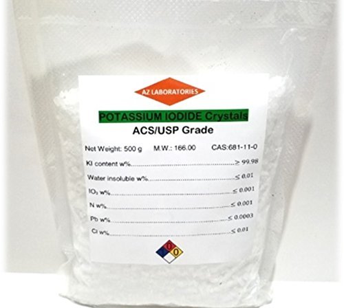 pure potassium iodide crystals for supplements