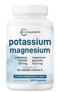 pure potassium supplement capsules