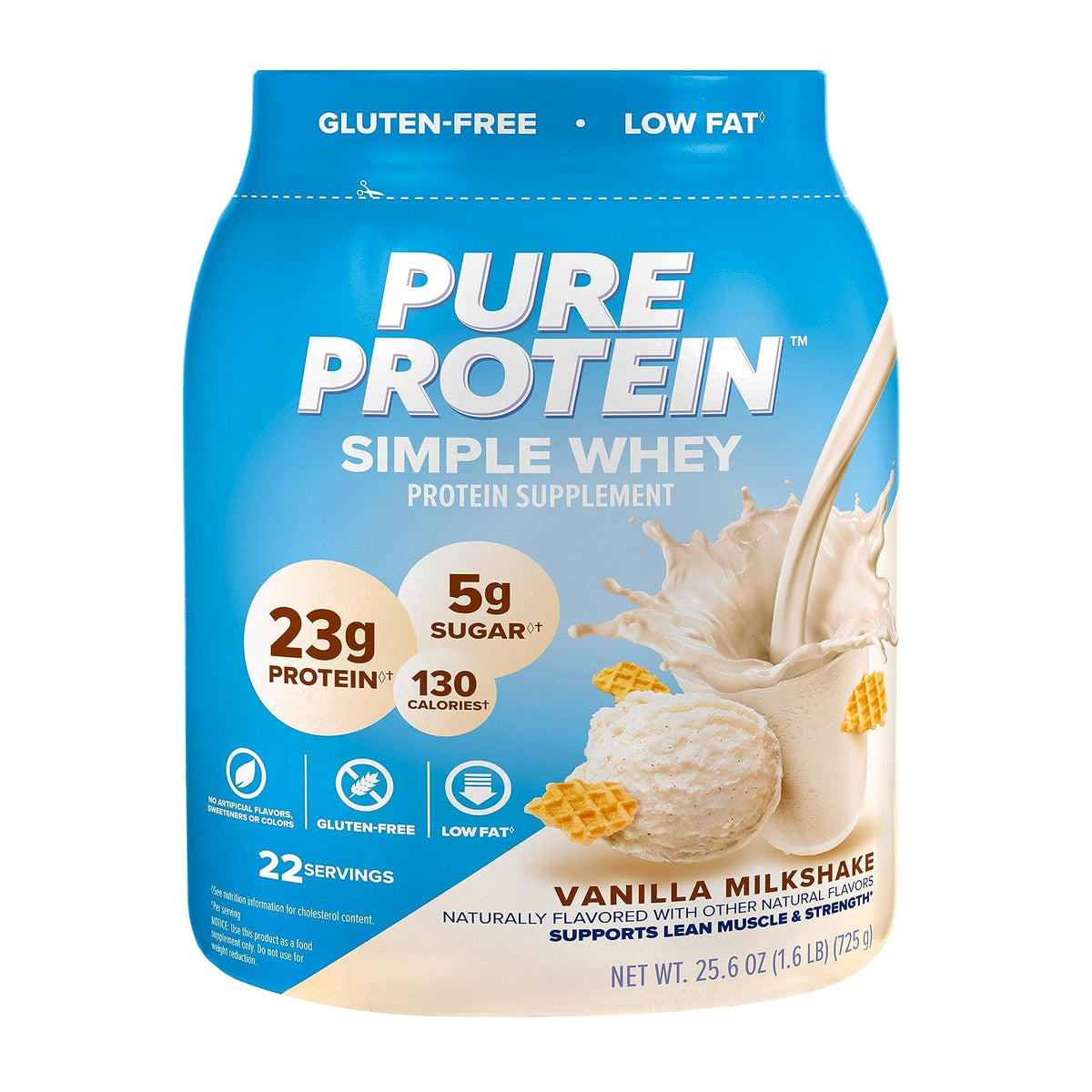 Pure Protein French Vanilla whey protein