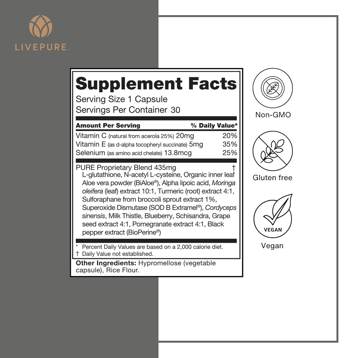 PURE PurXcel capsules for overall wellness