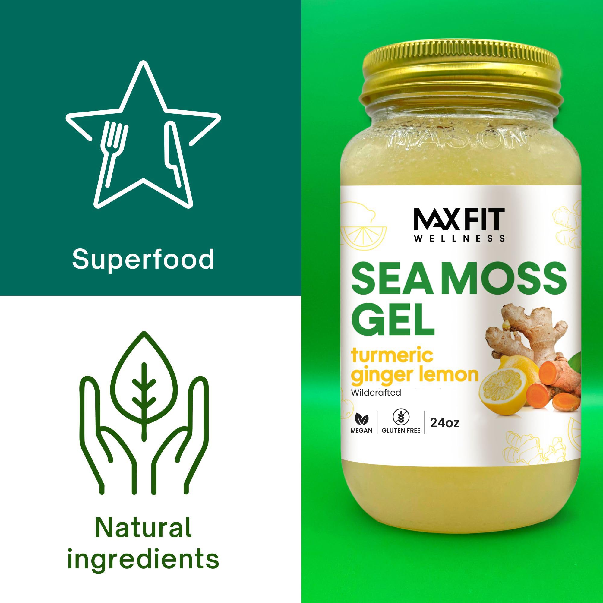 pure raw non-GMO sea moss gel