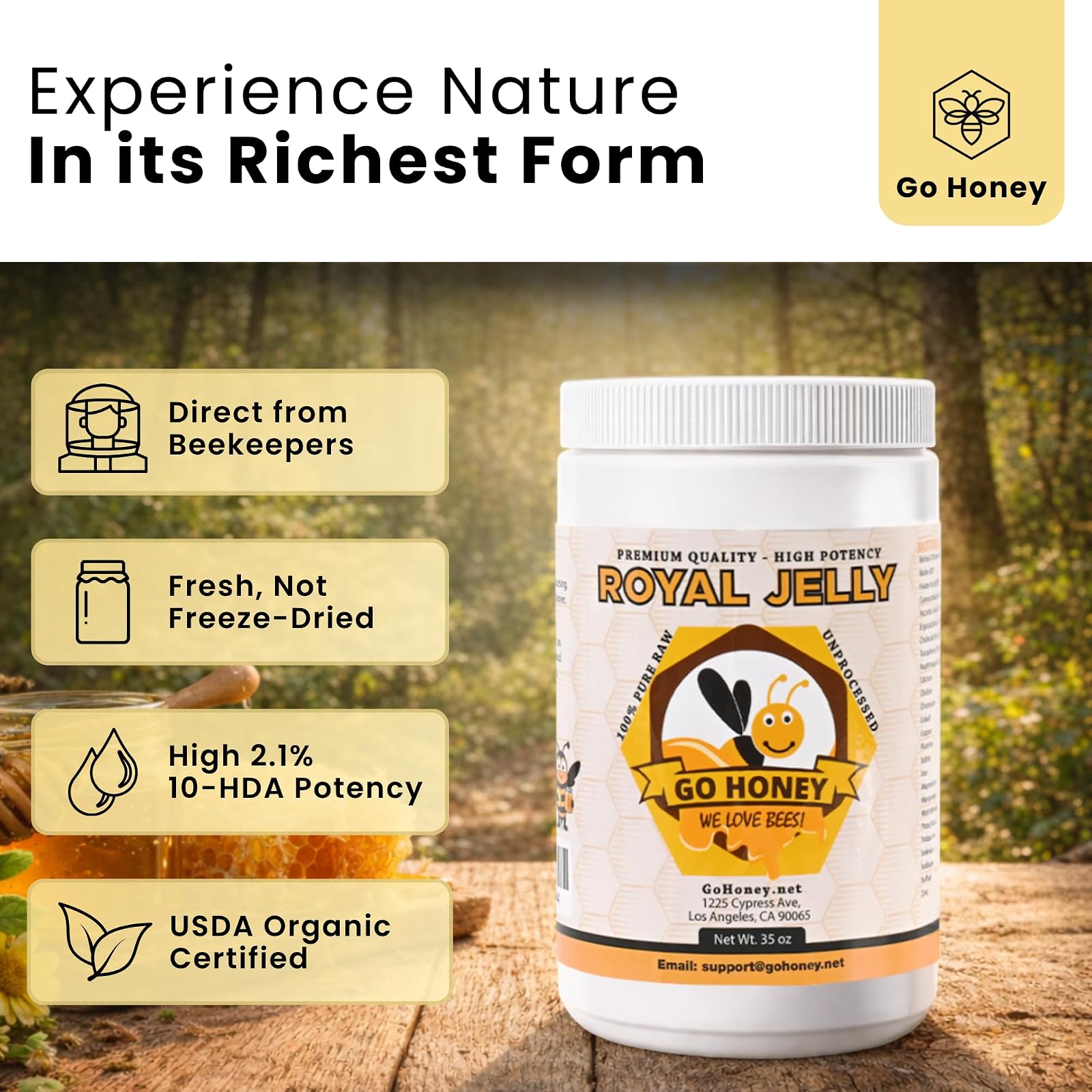 pure raw royal jelly benefits