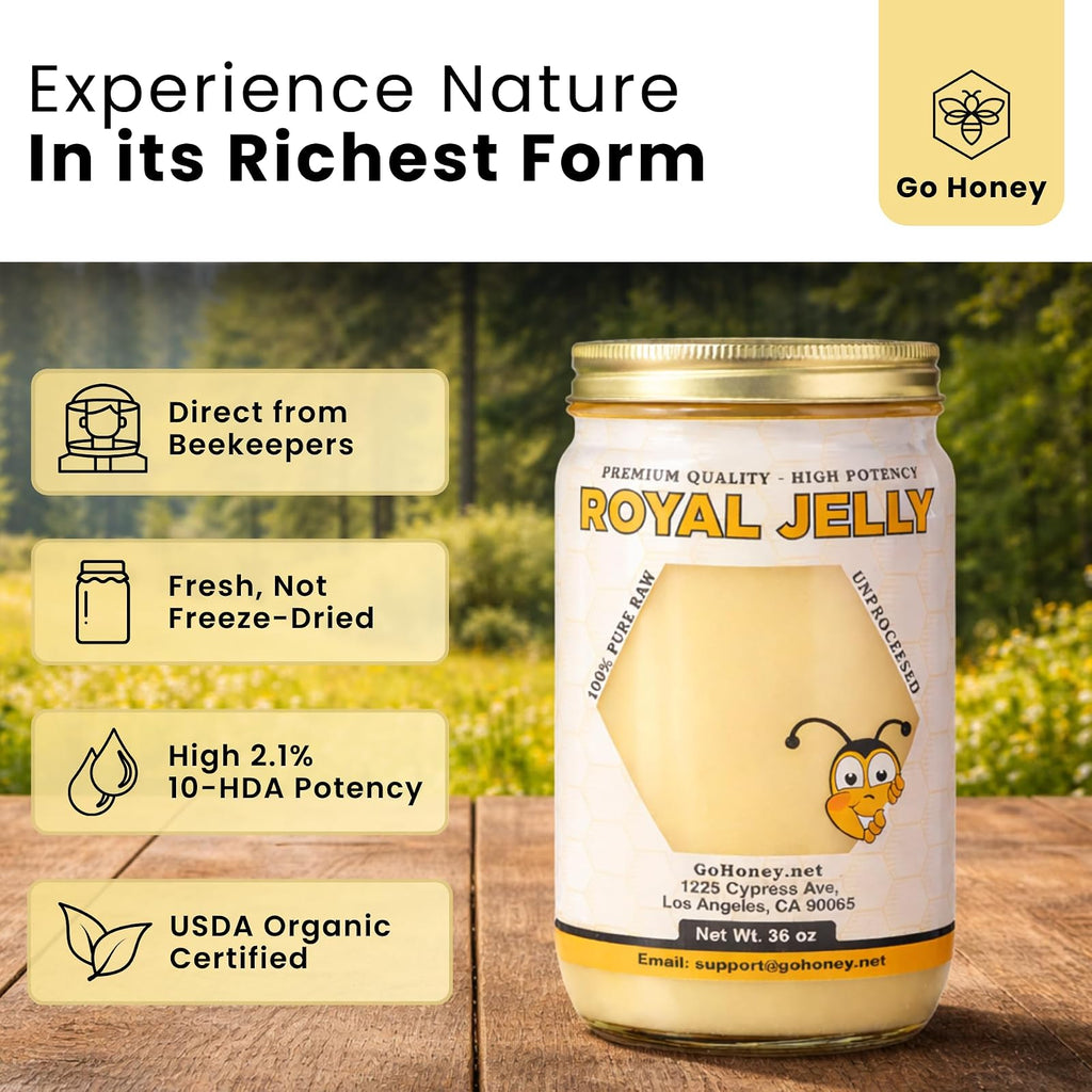 pure raw royal jelly benefits