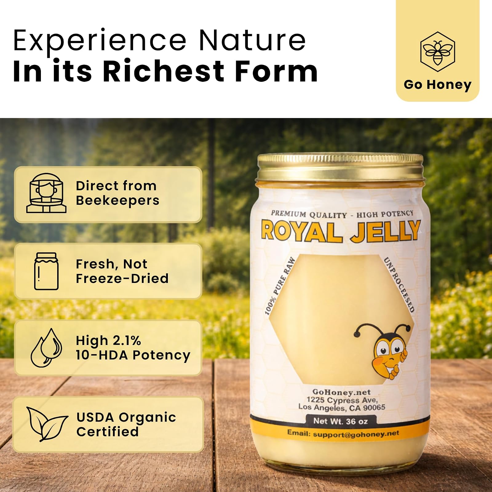 pure raw royal jelly benefits