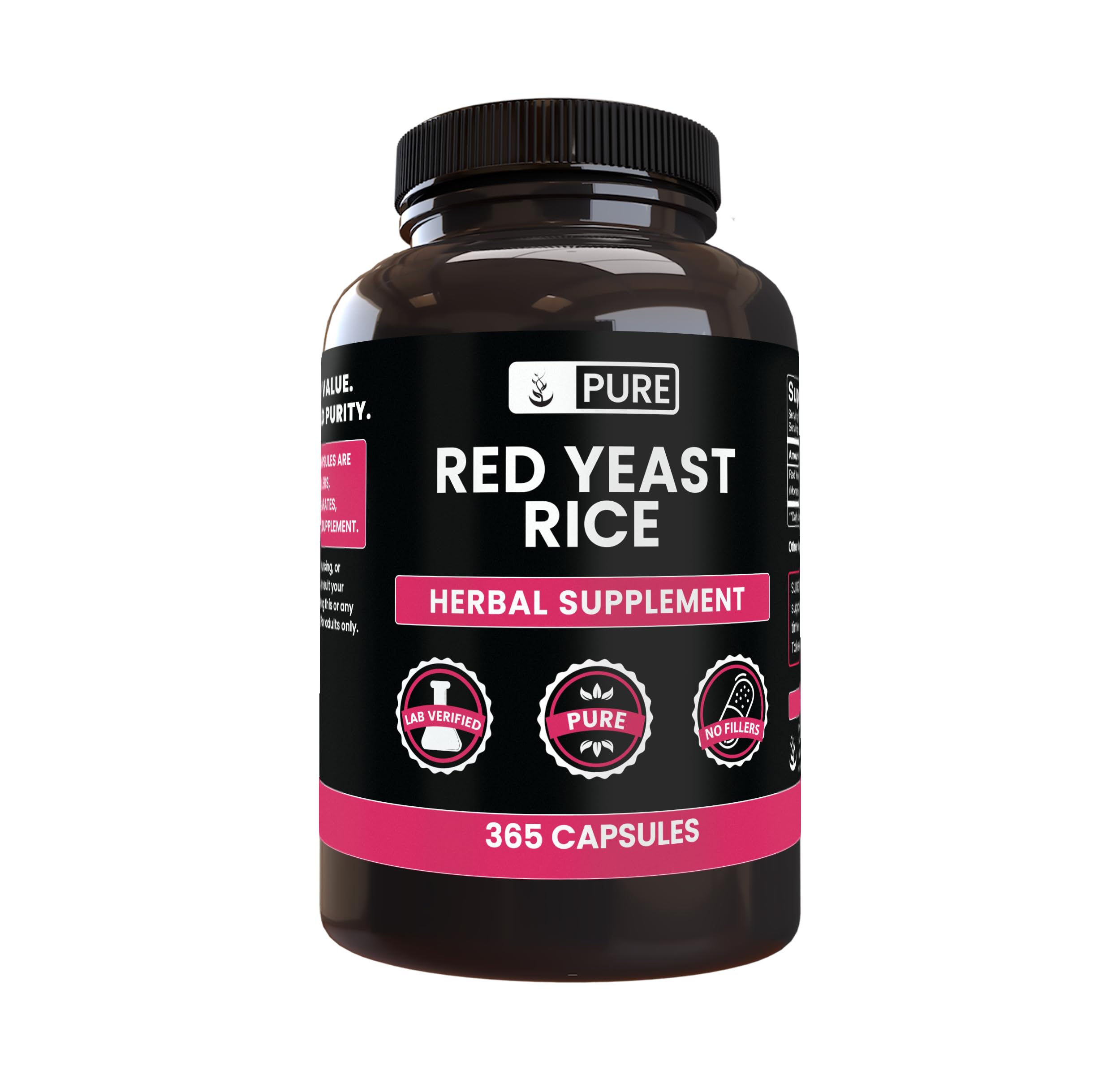 pure red yeast rice capsules