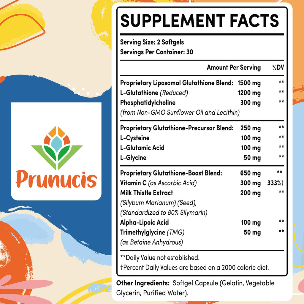 Pure Reduced L-Glutathione softgels