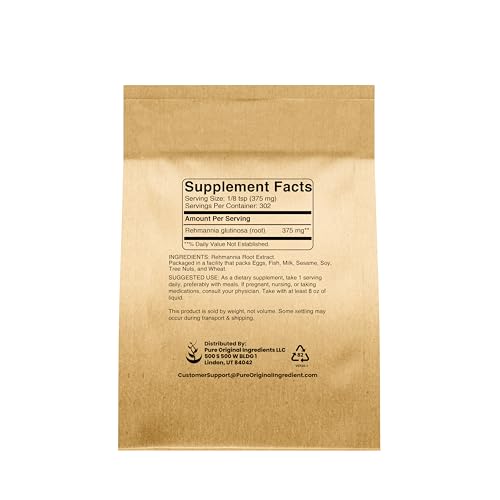 pure rehmannia root extract uses
