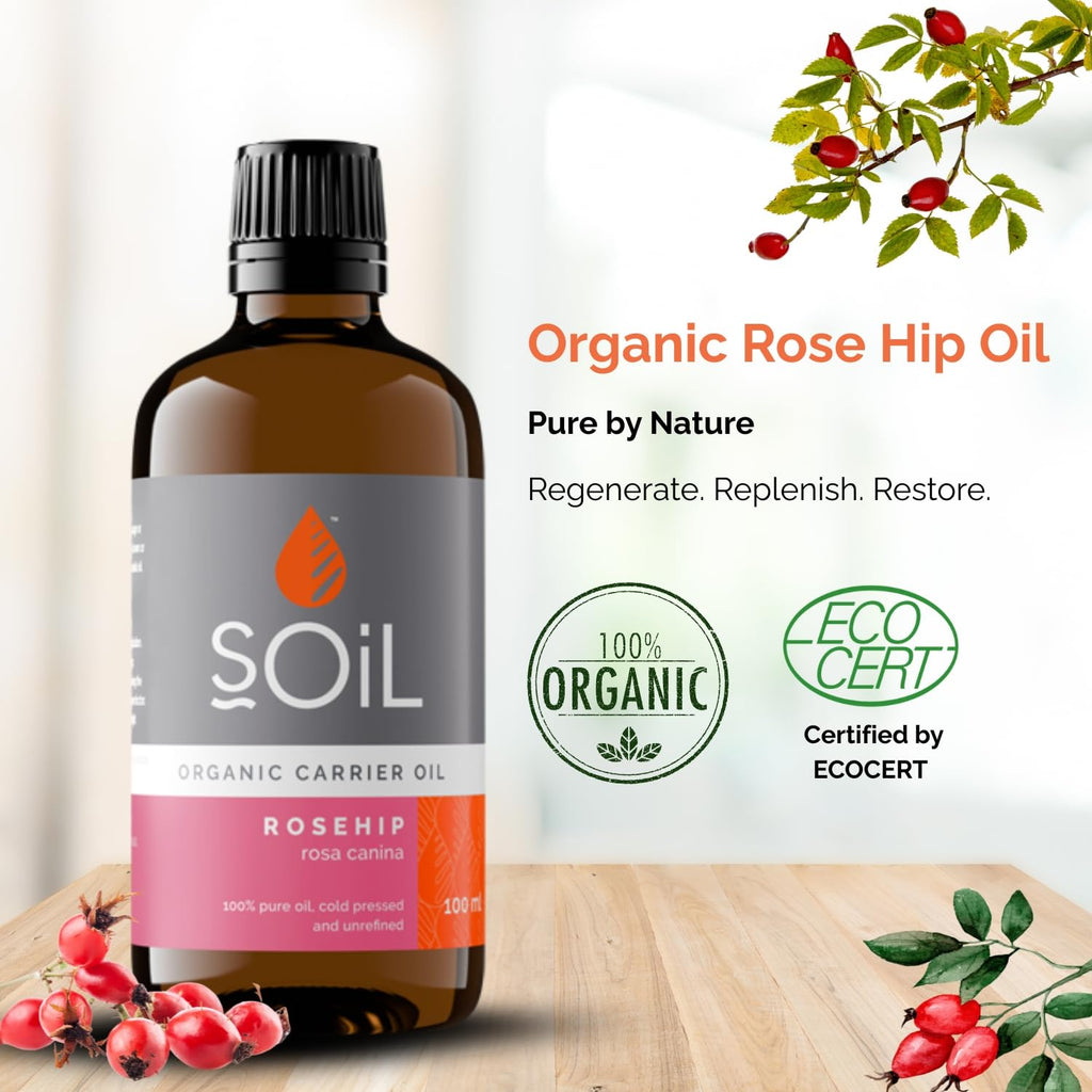 pure rosehip oil for skincare