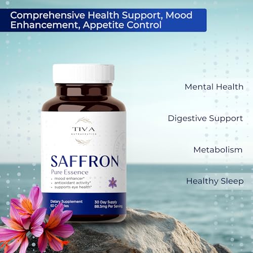 pure saffron capsules for holistic health