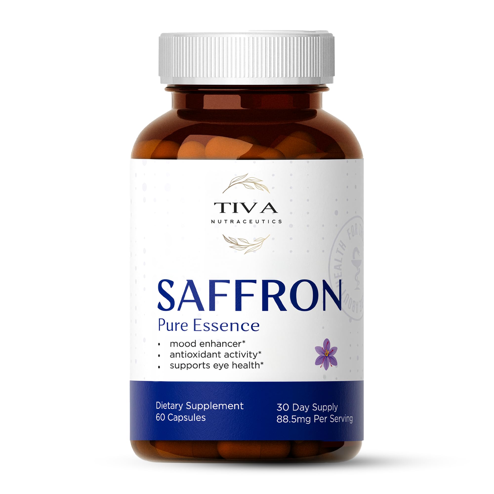 pure saffron extract capsules for mood support