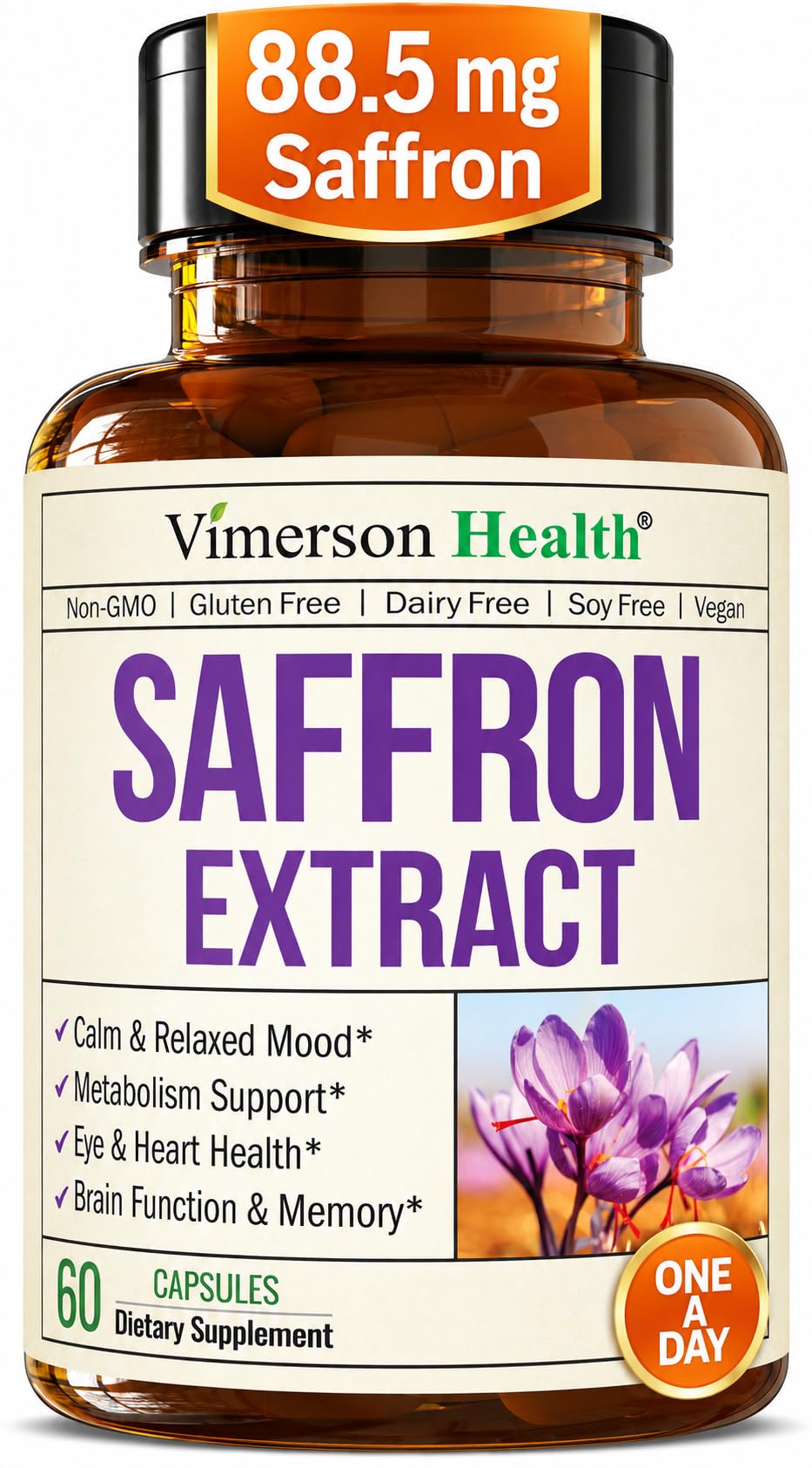 pure saffron extract for mood support