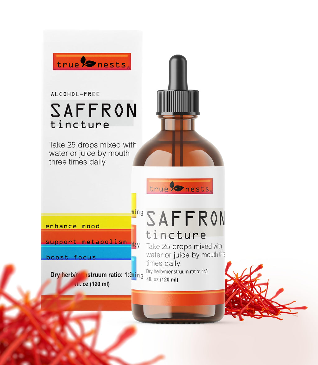 pure saffron extract liquid drops