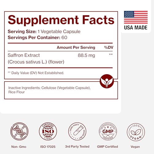 pure saffron for overall health