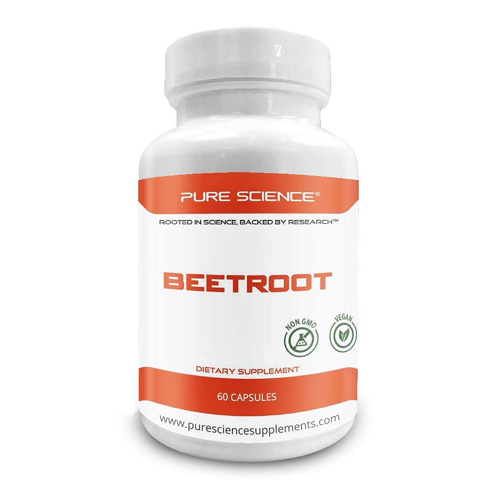 Pure Science Beetroot capsules for energy