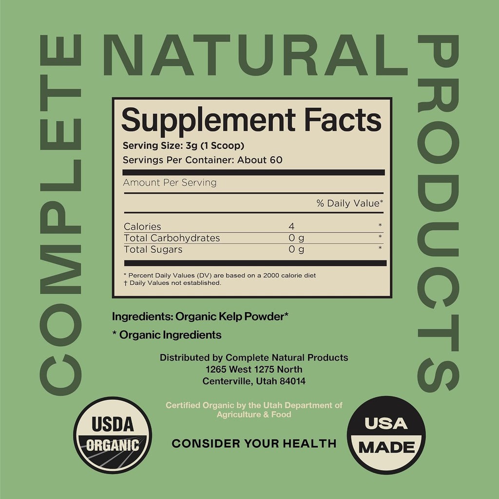 pure seaweed supplement for health