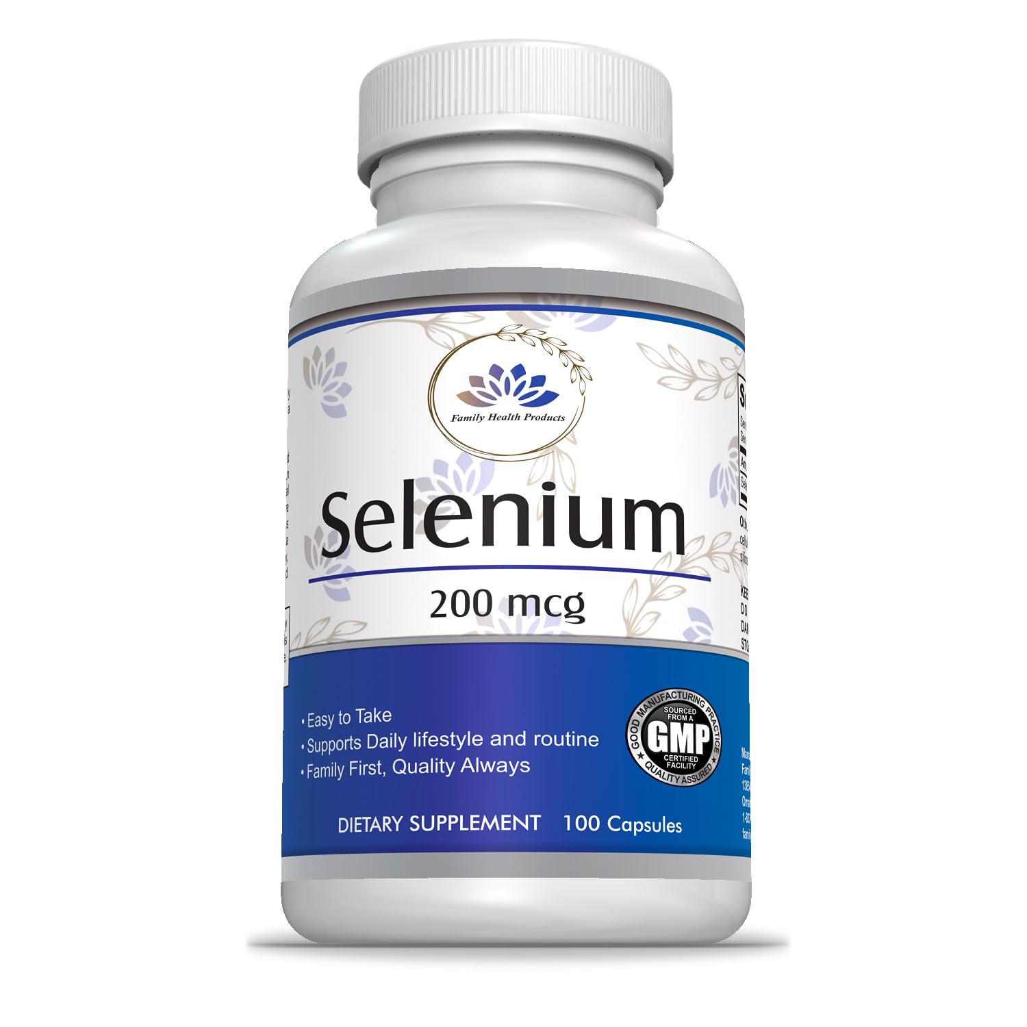 pure selenium supplement capsules