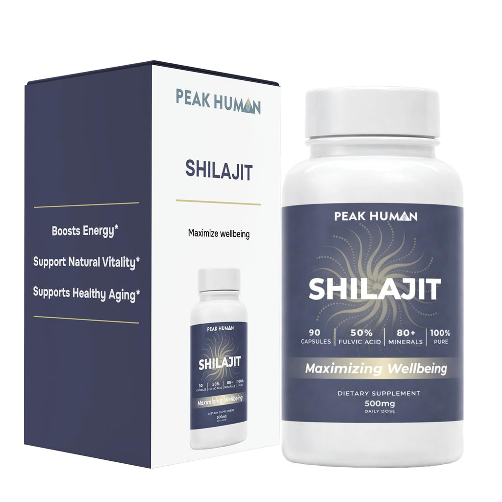 Pure Shilajit capsules for energy