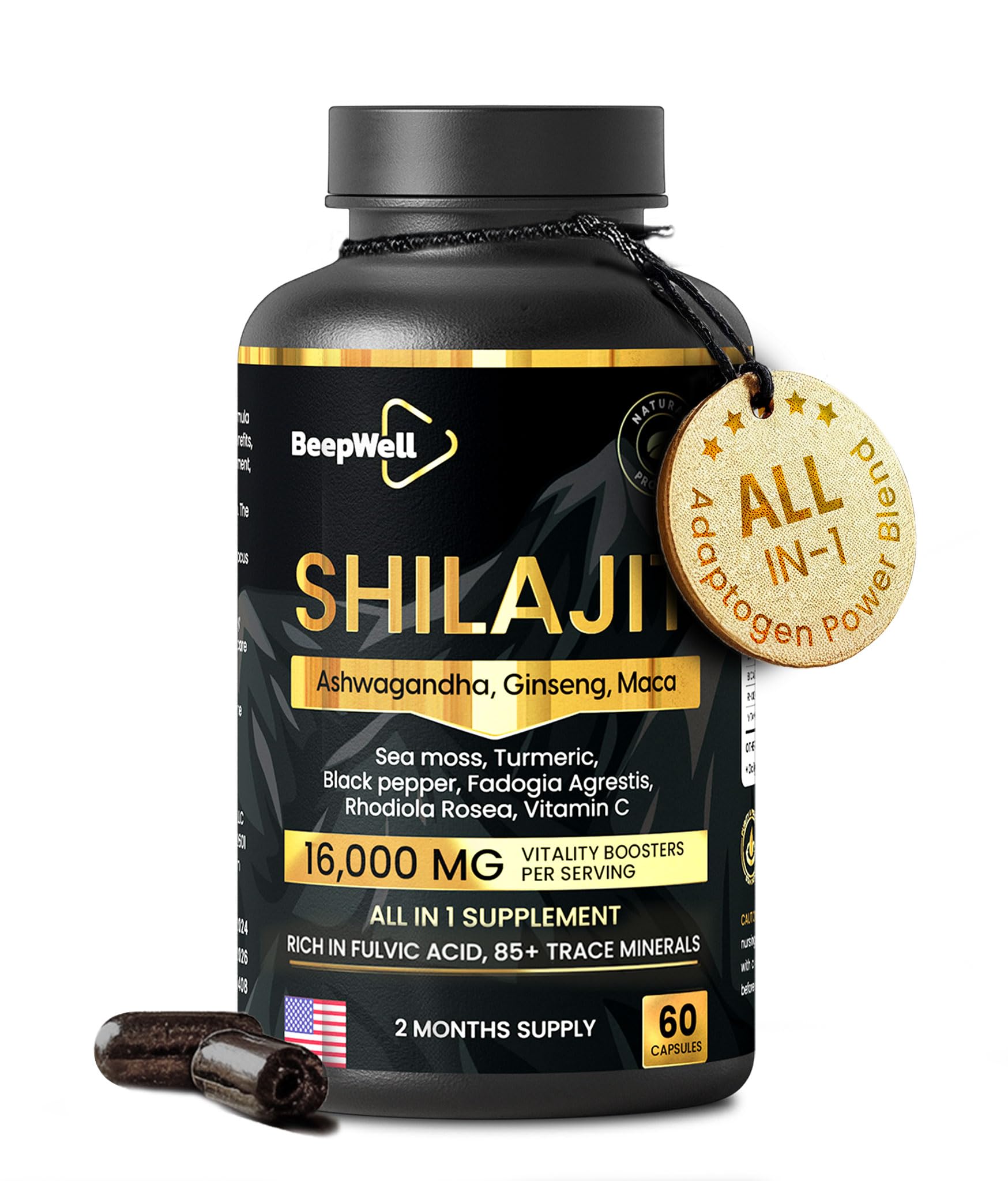 pure shilajit capsules for vitality