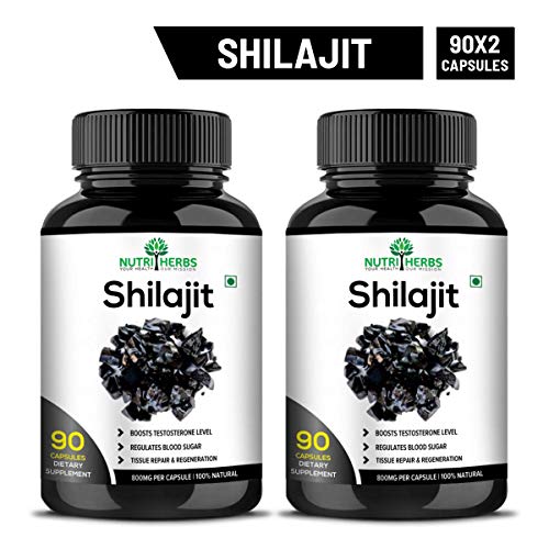 Pure Shilajit extract capsules for stamina