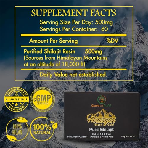 Pure shilajit for better recovery
