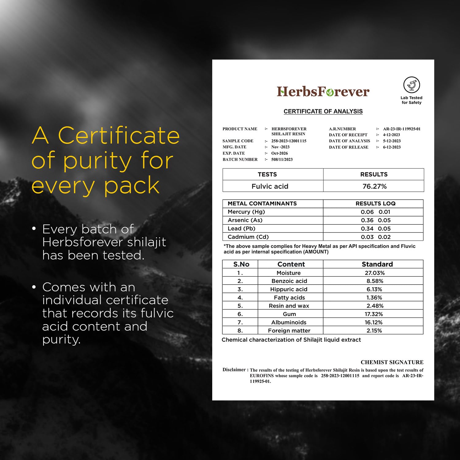 pure Shilajit for energy boost