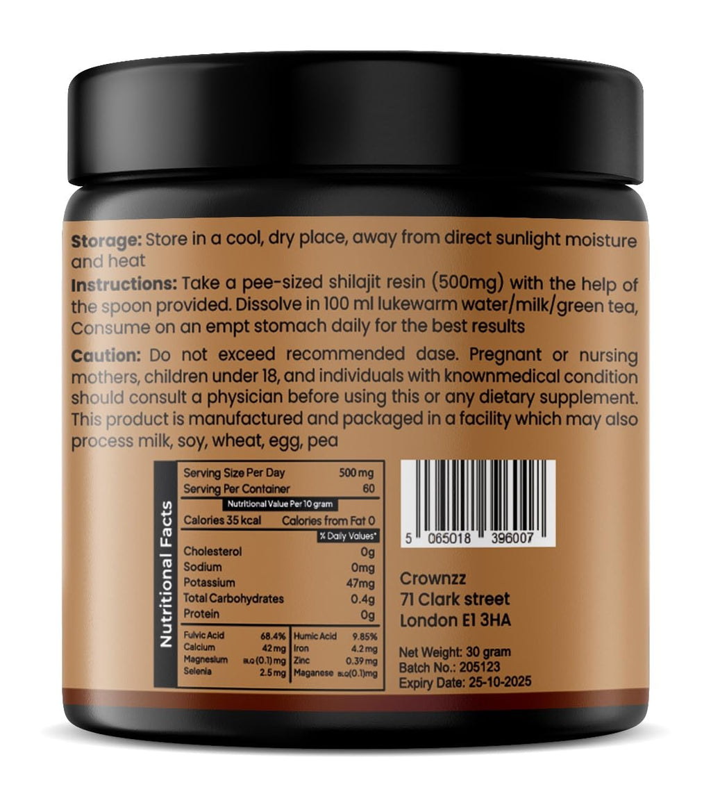Pure Shilajit for enhanced performance