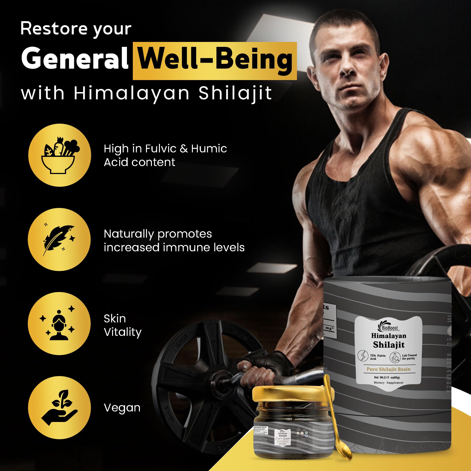 Pure shilajit for enhanced wellness