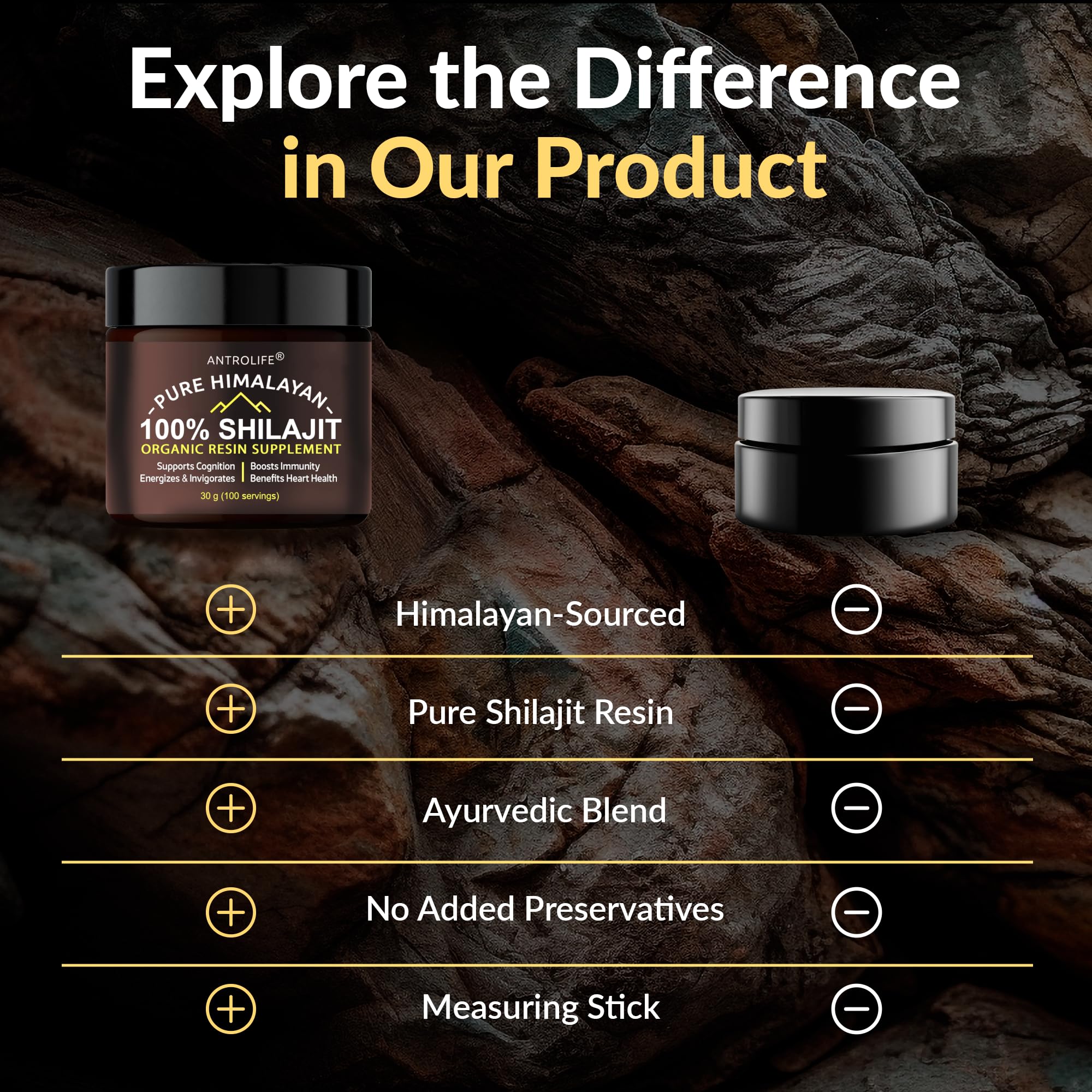 pure shilajit for overall wellness