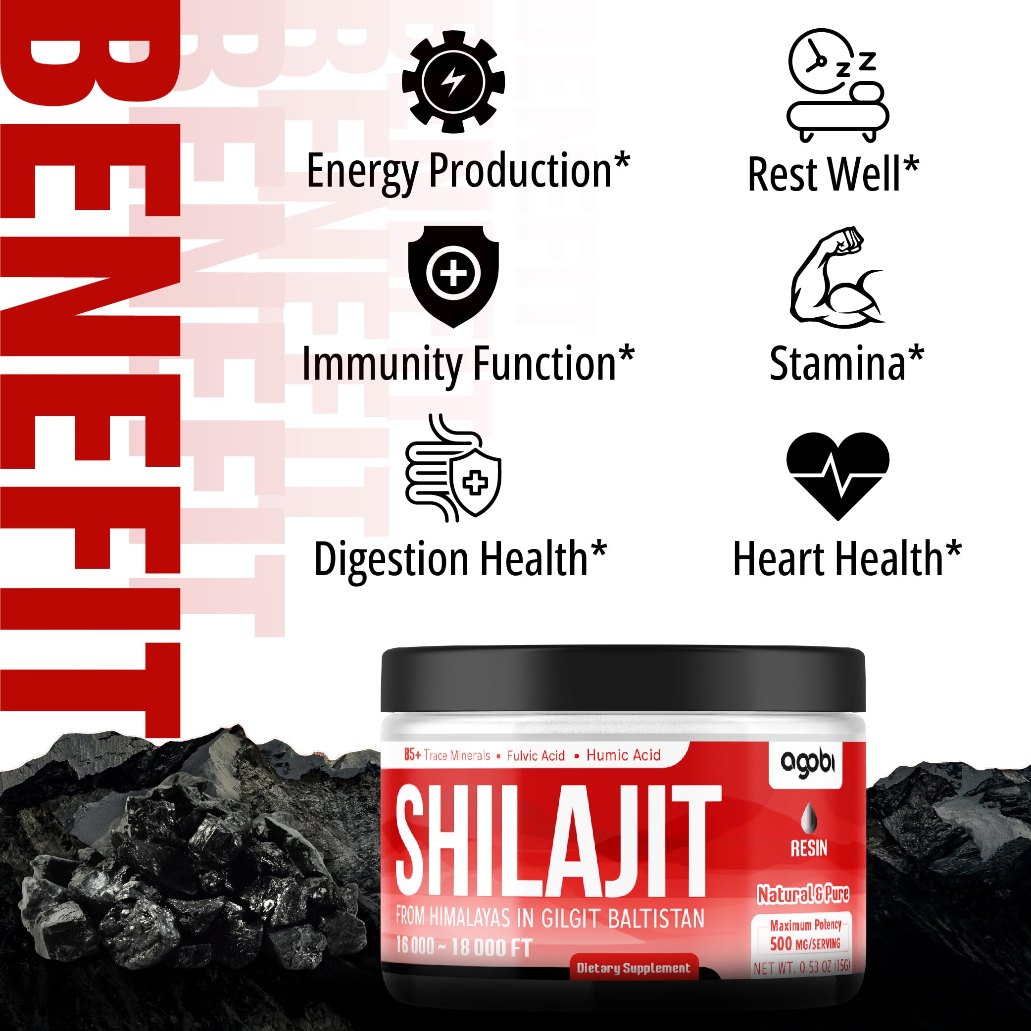 pure shilajit for vitality