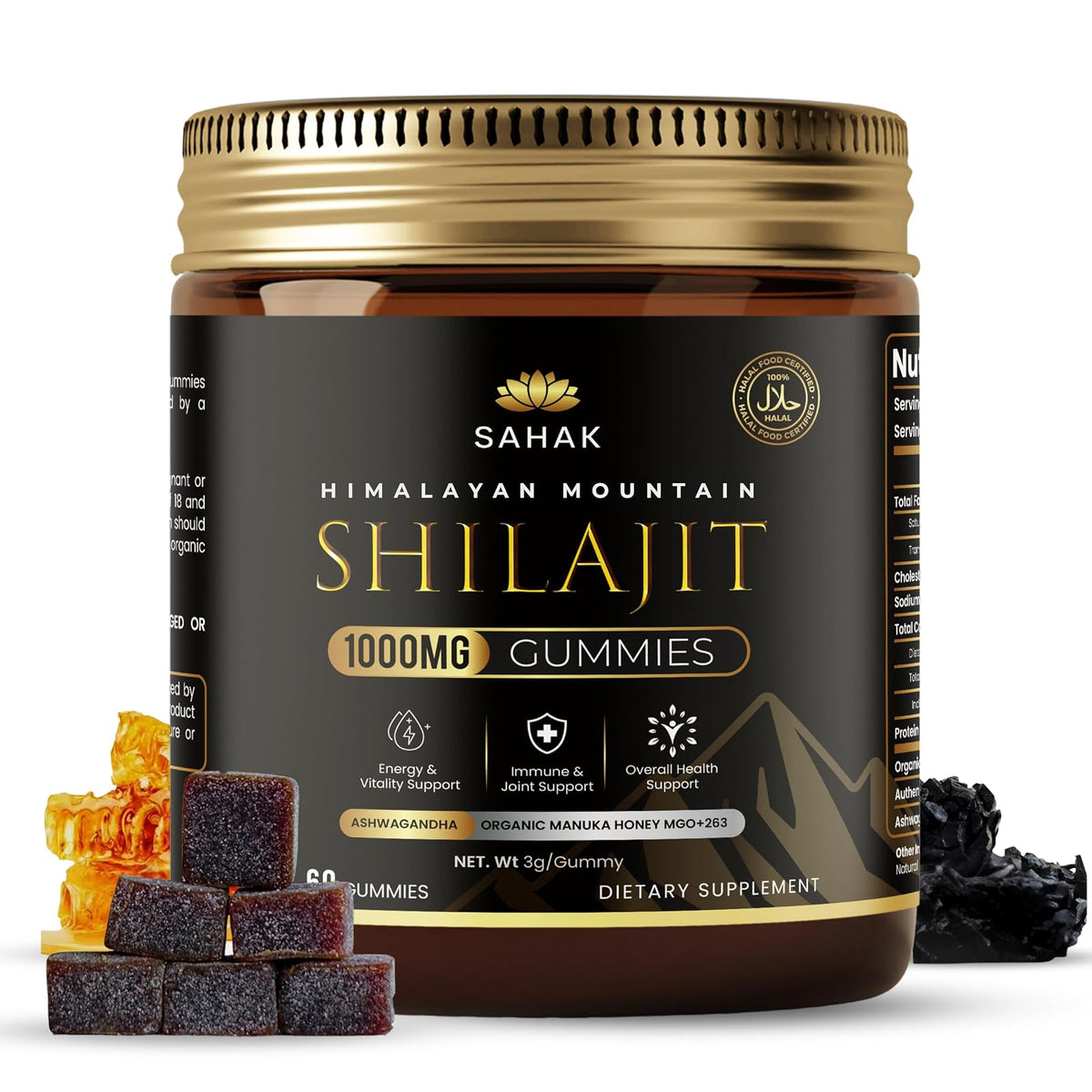 pure shilajit gummies for energy